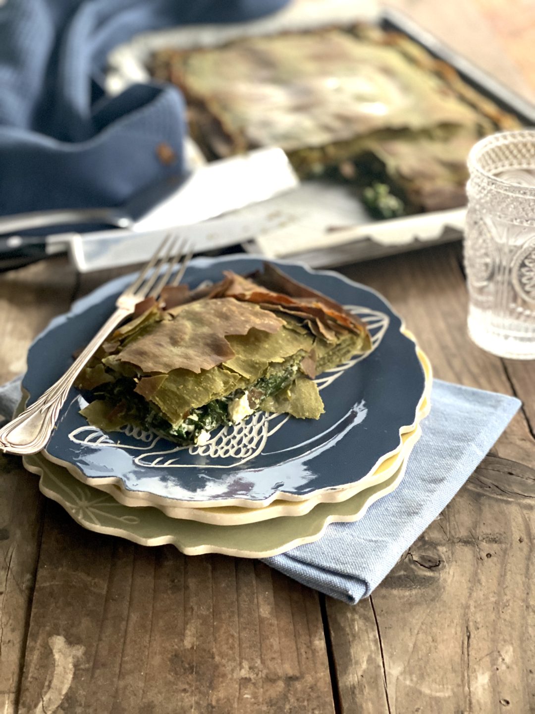 Spanakopita -pastel de espinaca griego- Polin en la Cocina