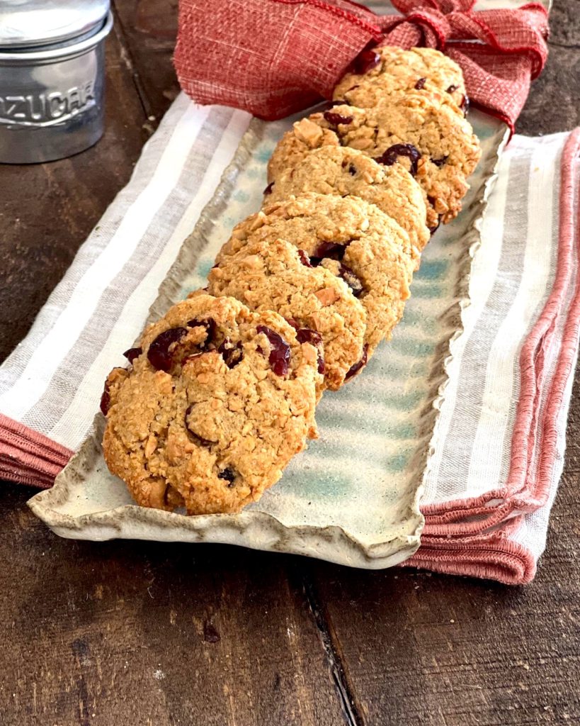 Galletas de castañas de cajú, cranberries y avena. - Polin en la Cocina