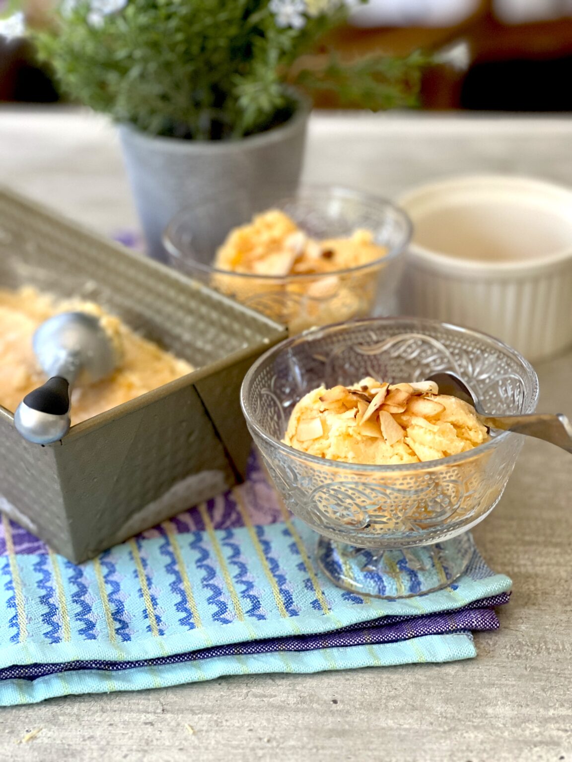 Helado de coco y piña - Polin en la Cocina