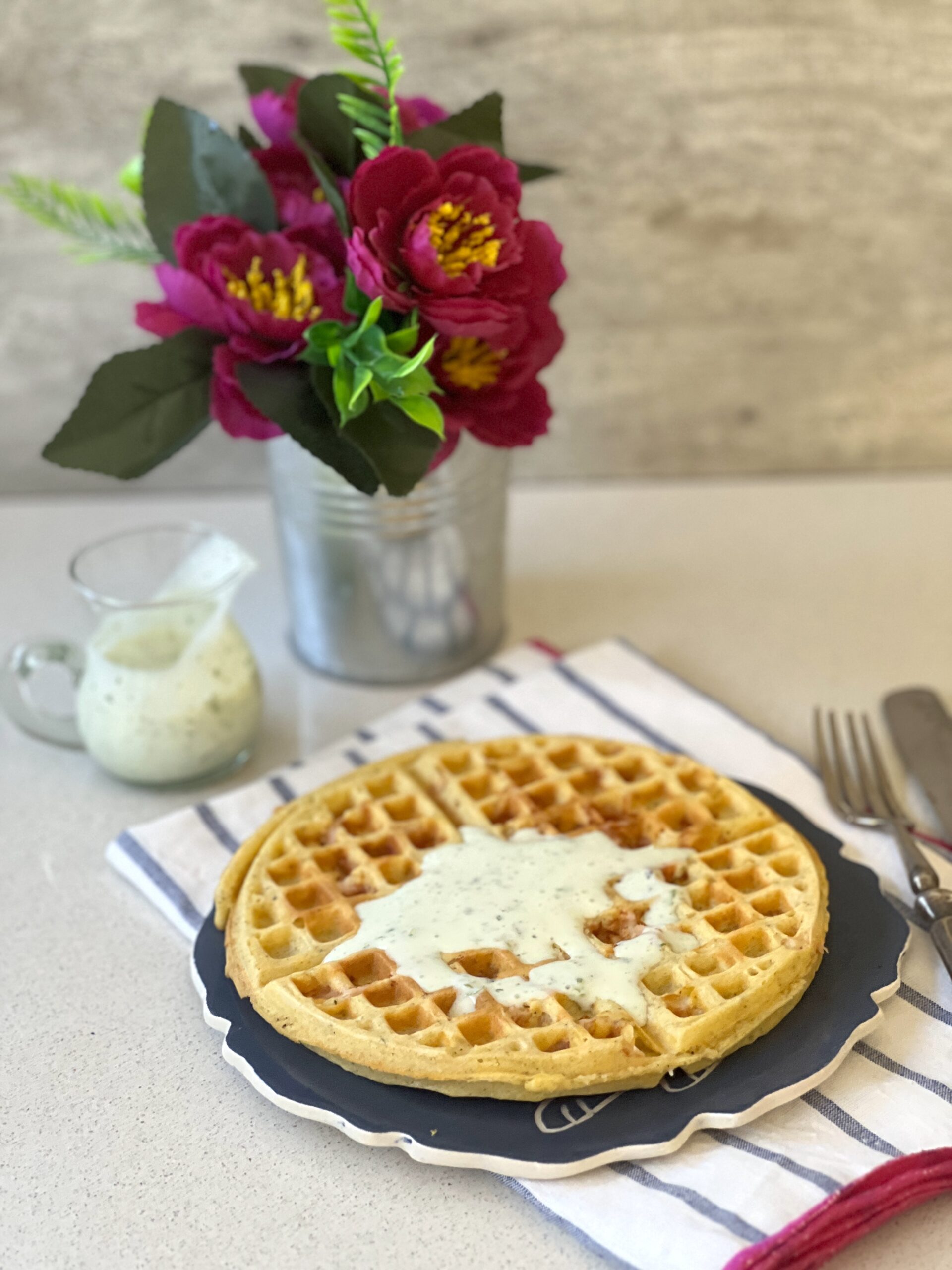Wafles salados - Polin en la Cocina